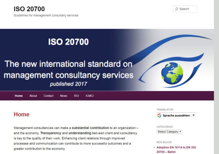 Blog ISO 20700 - Ennsfellner Consulting